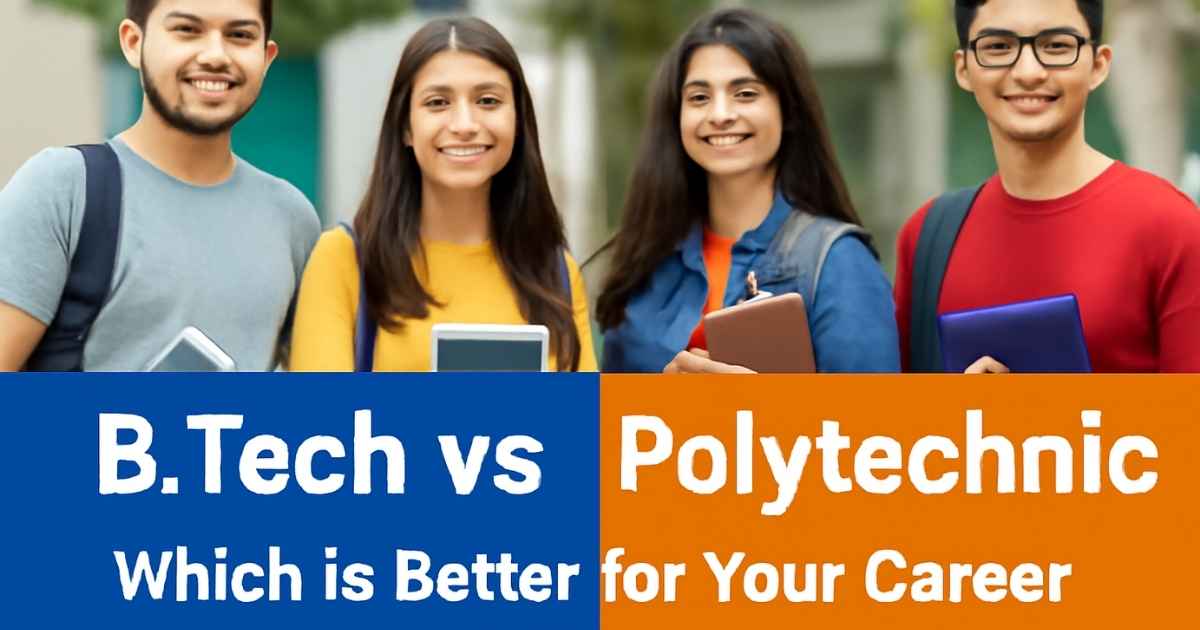 B.Tech vs Polytechnic: Which is Better for Your Career